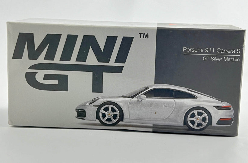 MINI GT - PORSCHE 911 CARRERA S -GT SILVER METALLIC -SEAL OPENED – Its Fun