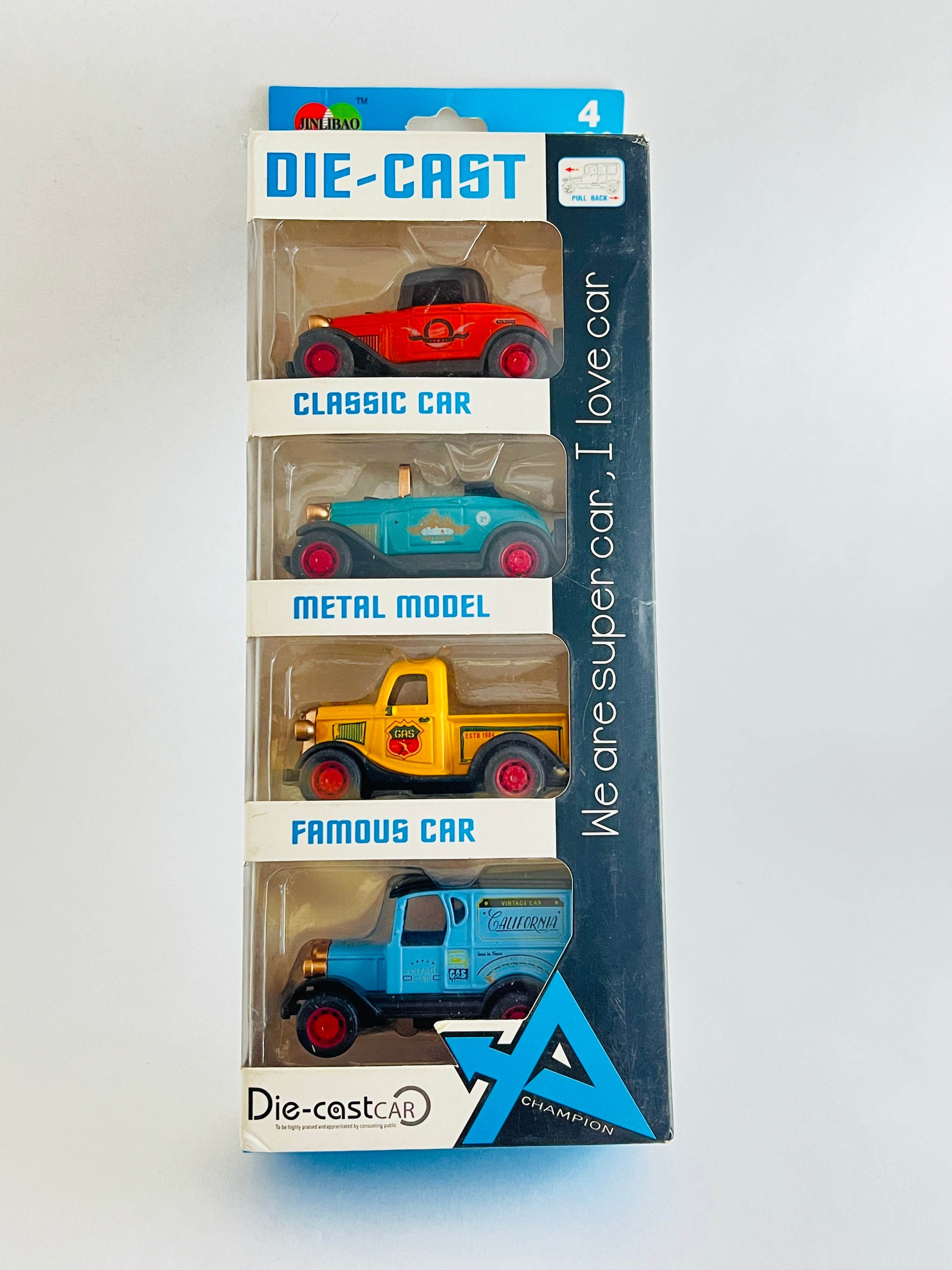 UNBRANDED DIECAST CARS SET - VINTAGE MODELS – Its Fun