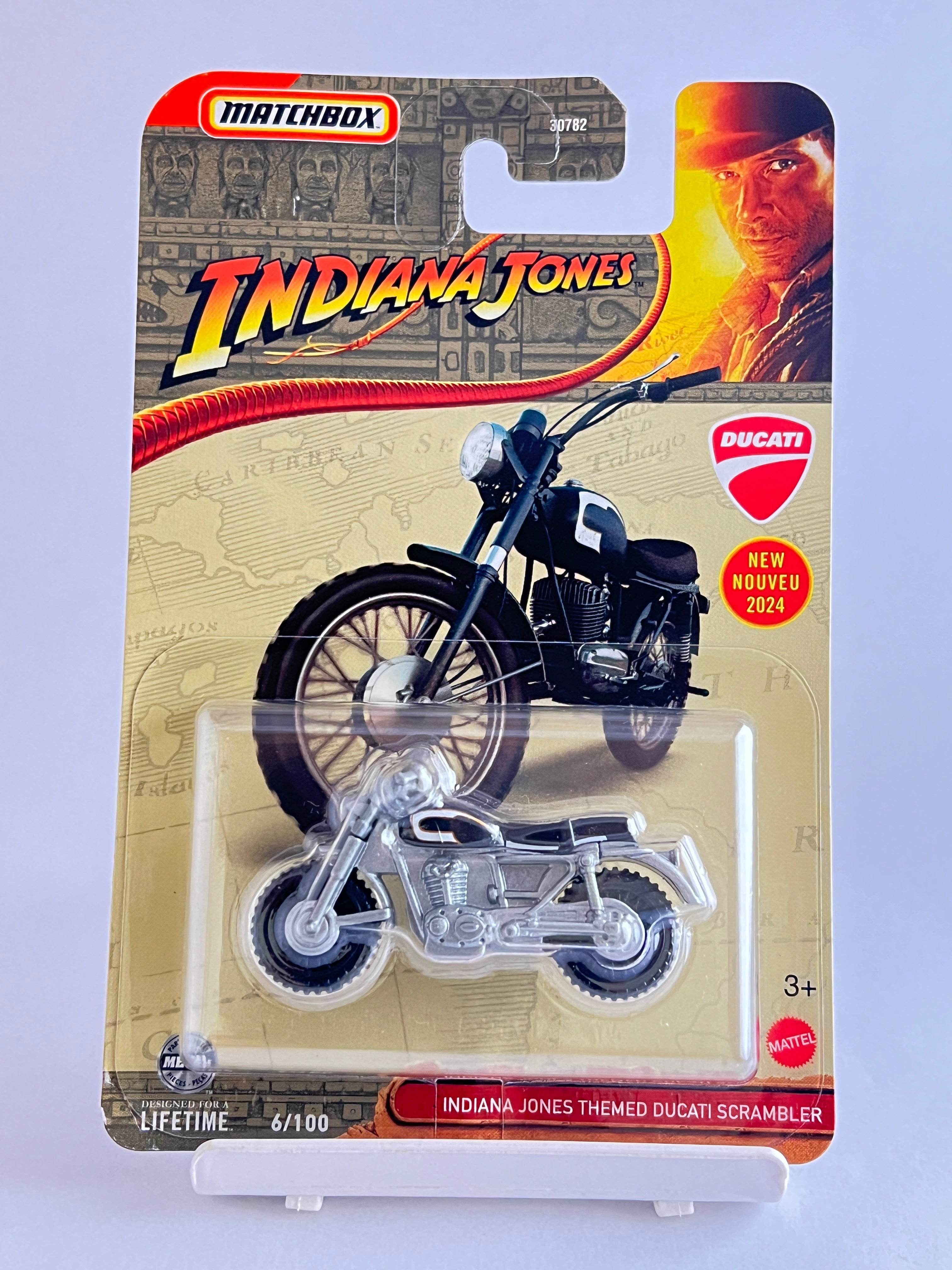 MATCHBOX - INDIANA JONES THEMED DUCATI SCRAMBLER - 4D - Its Fun